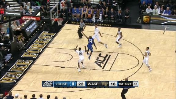 1H WAKE C. Miller-McIntyre made Layup. Assisted by C. Hudson. - ESPN Video