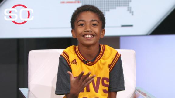 young lebron interview