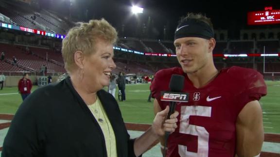 McCaffrey's two TDs lead Stanford to win - ESPN Video