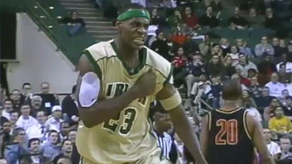 LeBron shines in high school TV debut - ESPN Video