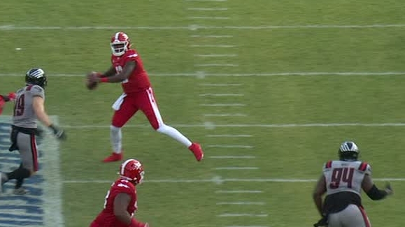 Defenders' Jones utitlizes double-forward pass rule perfectly - Stream ...