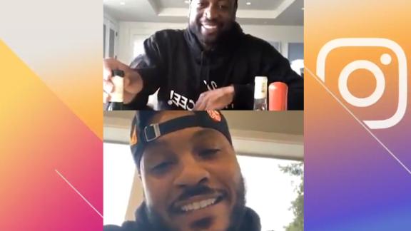 Melo tells story of LeBron saving him from drowning while on Banana ...