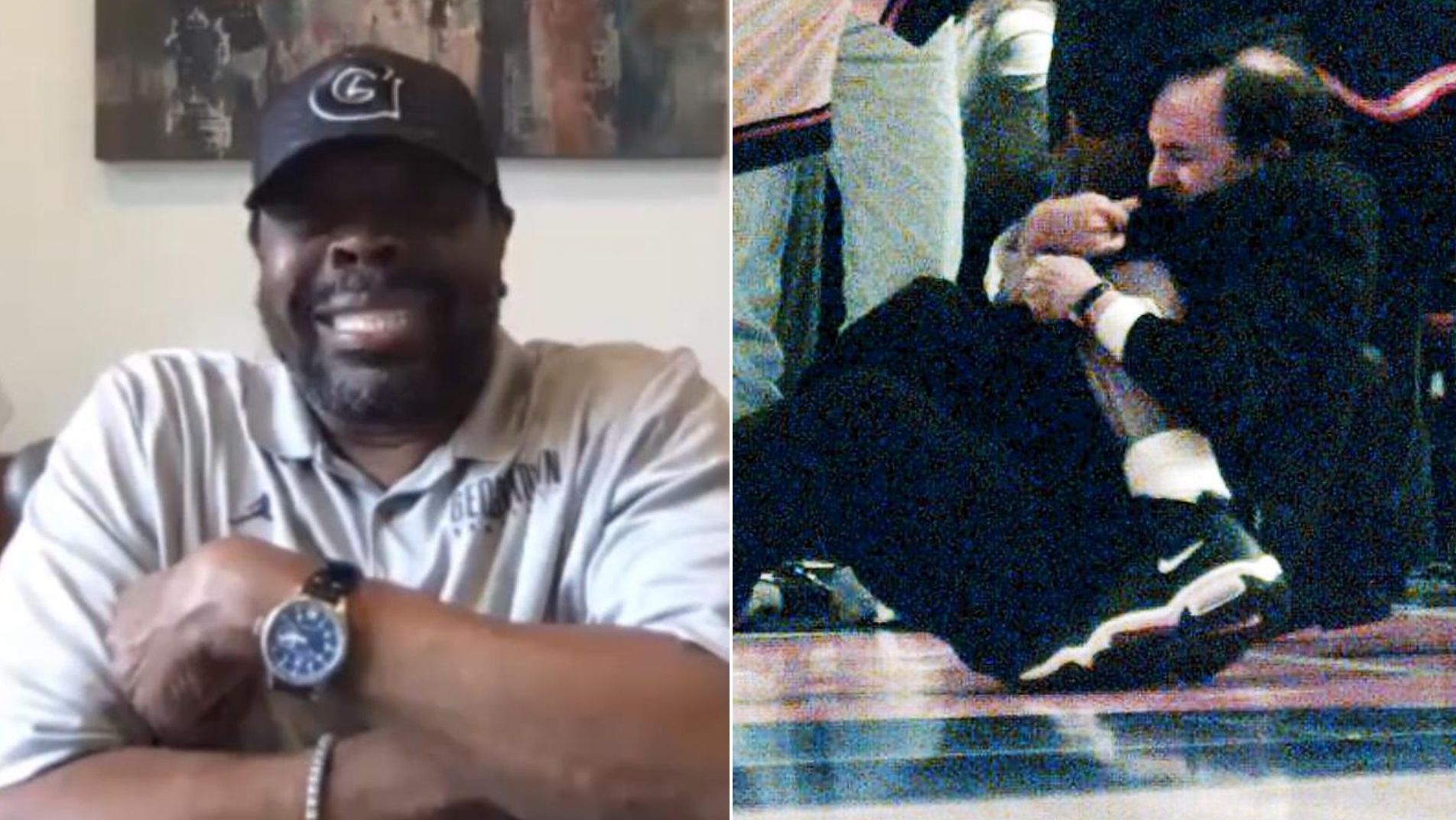 Ewing recalls infamous fight when Van Gundy grabbed Mourning's leg ...