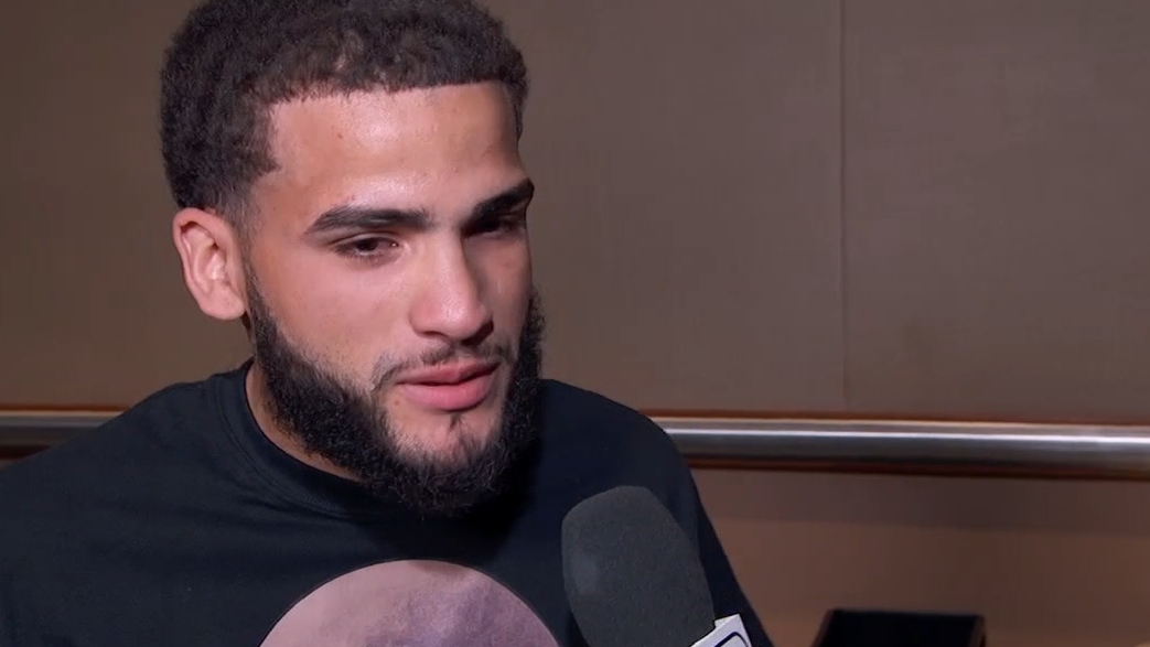 Josue Vargas gets emotional talking about father's absence at fight ...