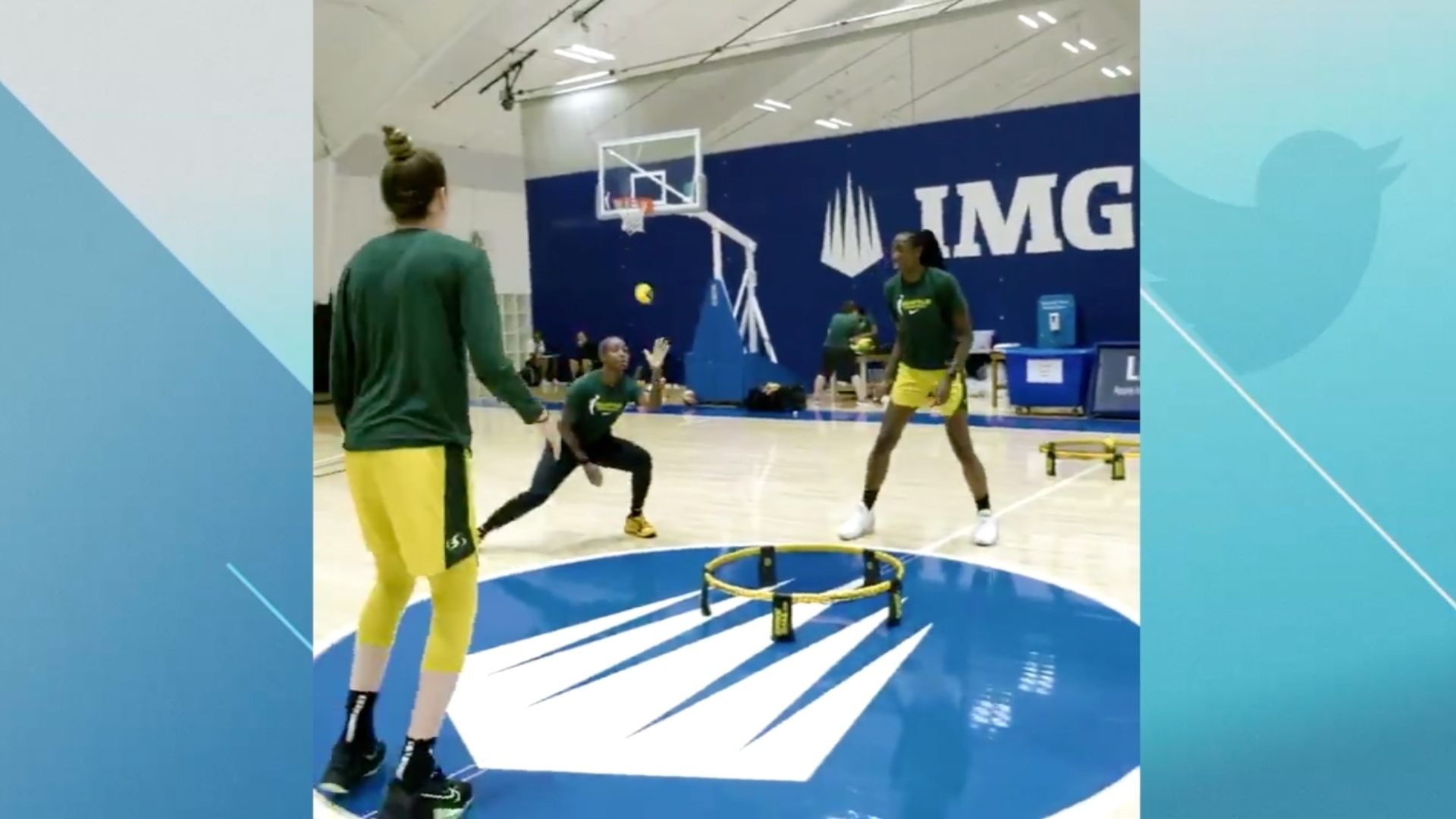 Storm players' spikeball game gets extremely competitive - Stream the ...