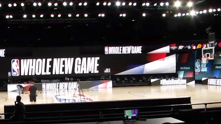 First look at the NBA courts in the bubble - Stream the Video - Watch ESPN
