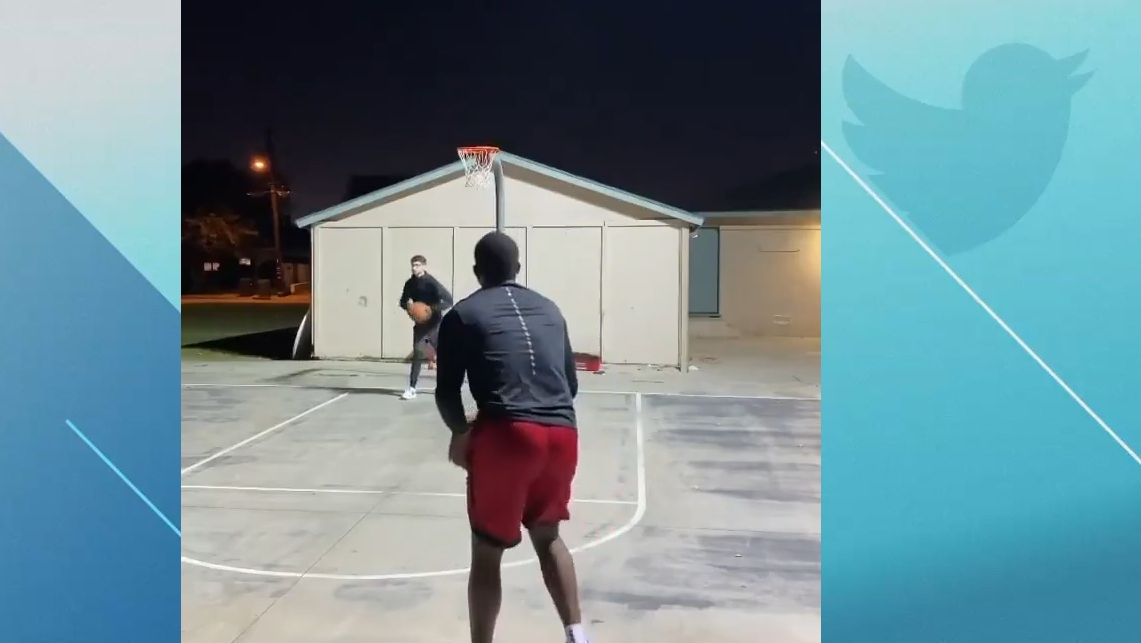 No backboard is no problem for this NBA shooting coach - Stream the ...