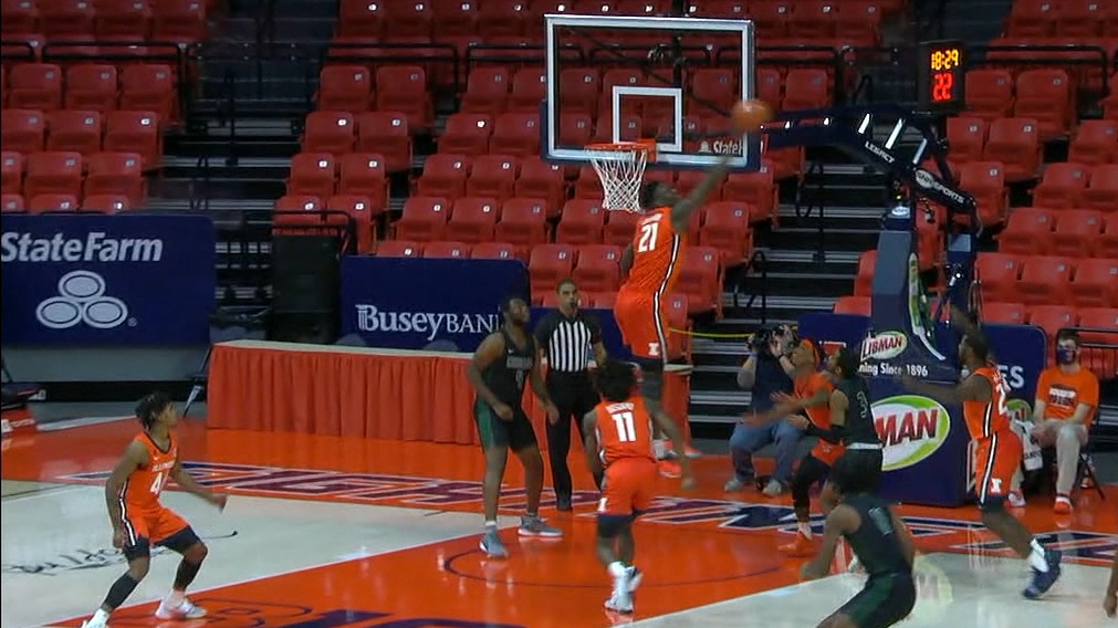 Cockburn elevates for monster block - Stream the Video - Watch ESPN