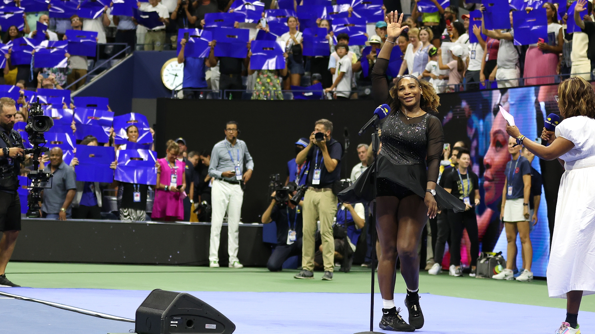 Serena moved by show of love from US Open fans - Stream the Video ...