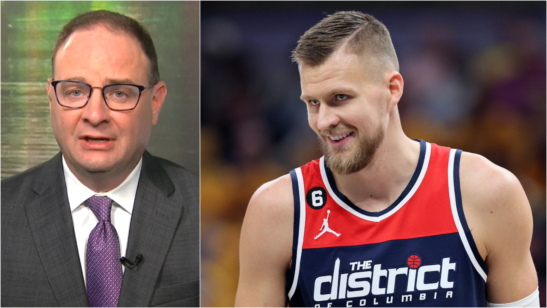 Woj breaks down Kristaps Porzingis-Marcus Smart trade - Stream the ...