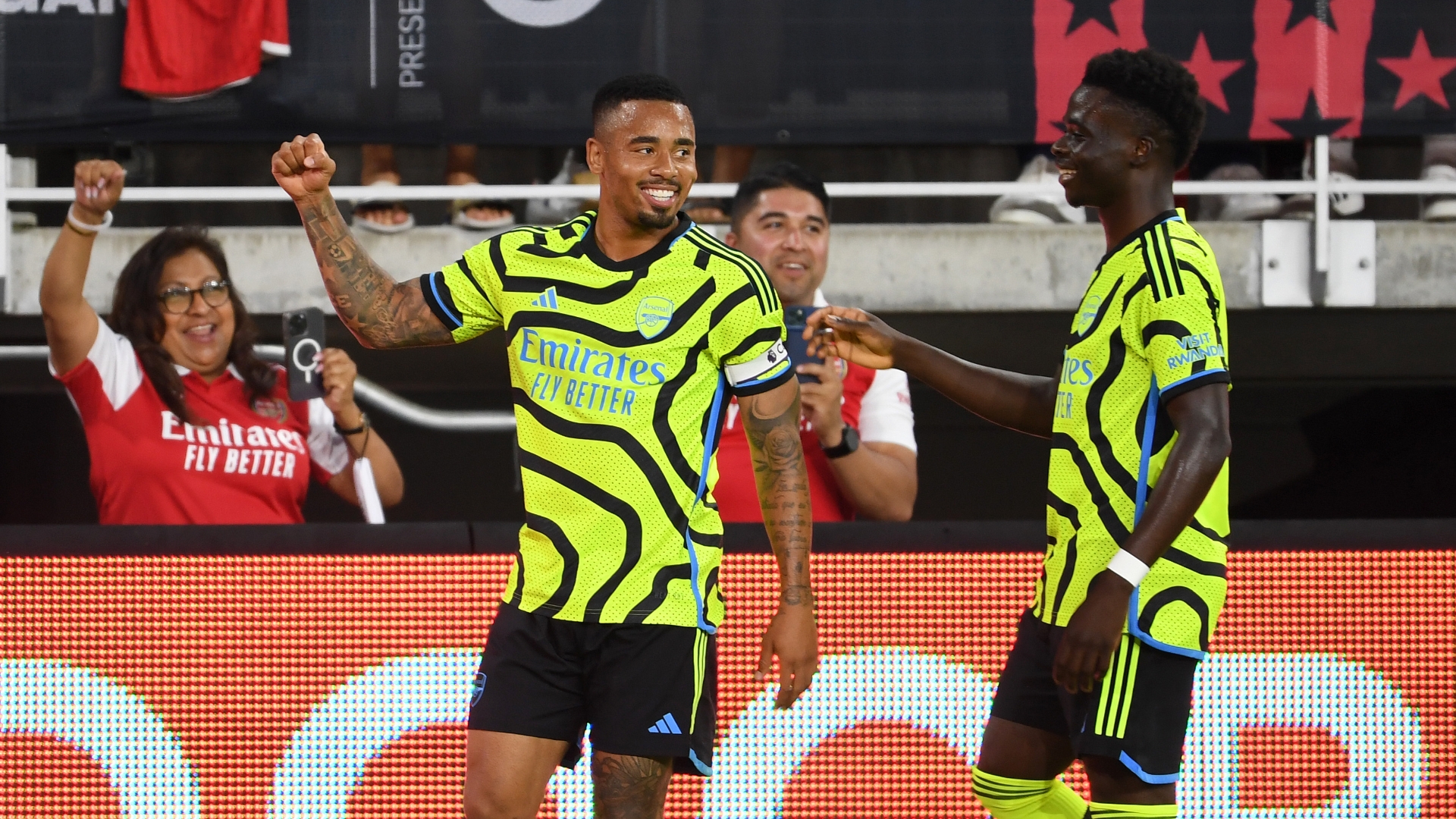 Gabriel Jesus somehow chips it in top left to kick off scoring for ...