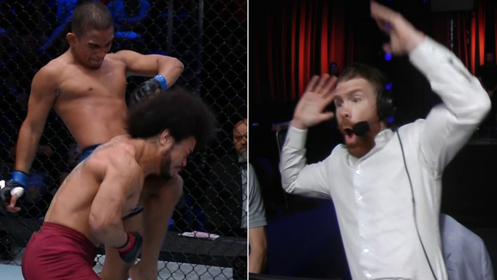 Lucas Rocha's massive KO leaves Paul Felder in awe - Stream the Video - Watch ESPN