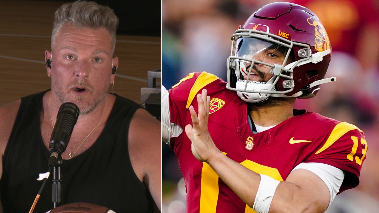 'Wow!' Pat McAfee stunned by Caleb Williams' impressive TD pass ...