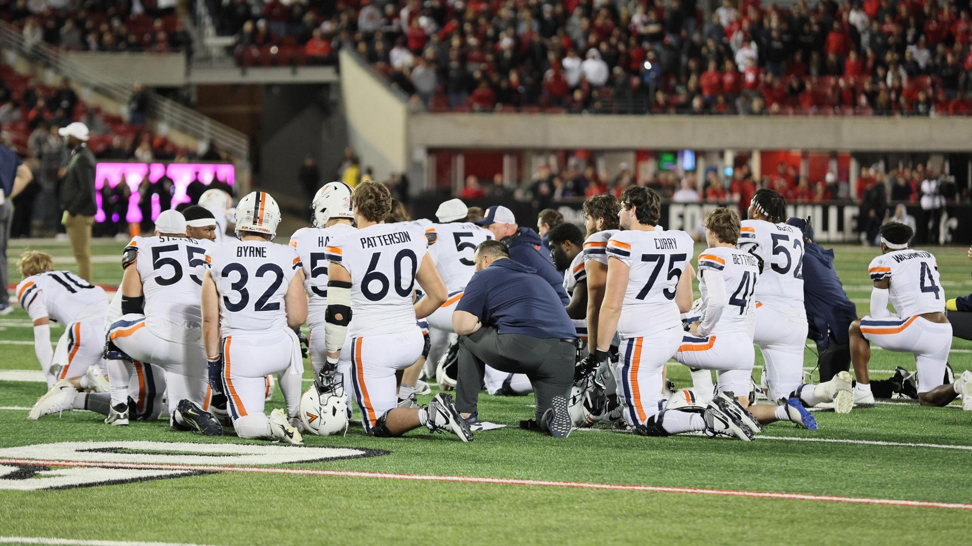 Virginia RB Perris Jones carted off after big hit - Stream the Video ...