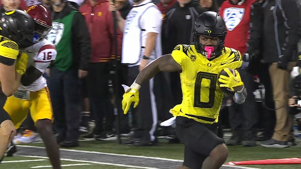 Oregon adds to big lead with Bucky Irving's rushing TD - Stream the ...