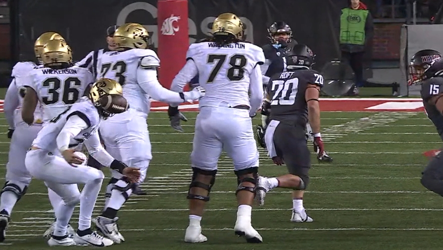 Colorado QB catches his own pass and then throws disastrous INT ...