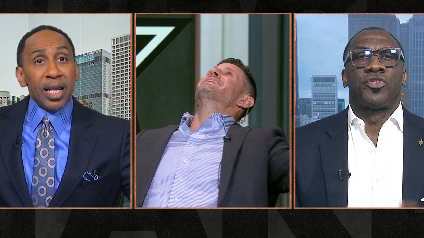 Stephen A. and Shannon lose it over Orlovsky's Cowboys take - Stream ...