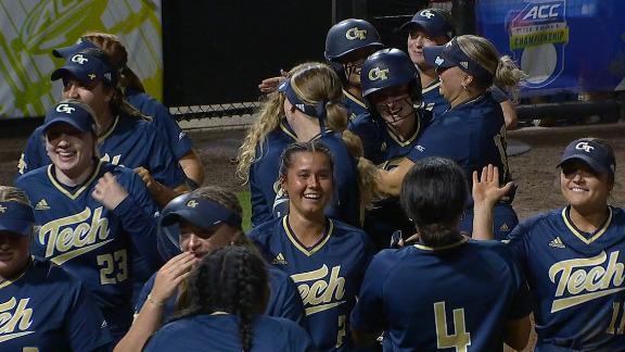 Georgia Tech breaks game open on Grace Connelly's 1st HR of the year ...