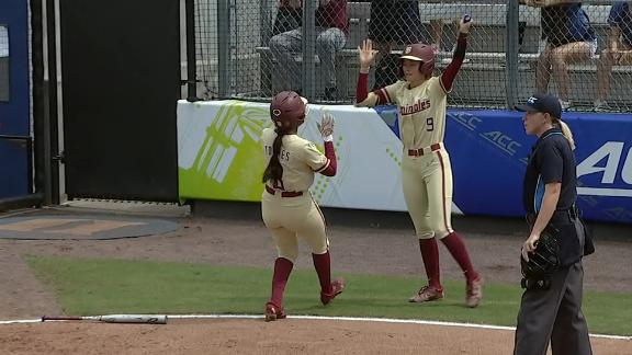Michaela Edenfield hits RBI single vs. Duke - ESPN Video