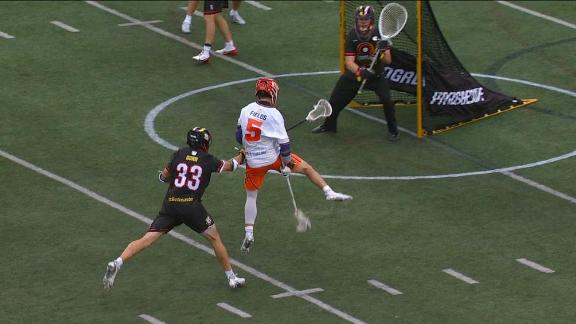 Connor Fields goes between his legs for an incredible Archers goal ...