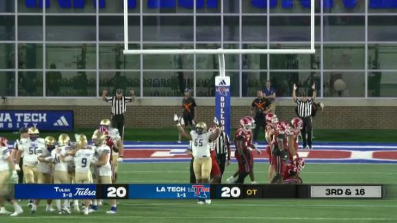 Tulsa 23 20 Louisiana Tech Sep 21 2024 Final Score ESPN