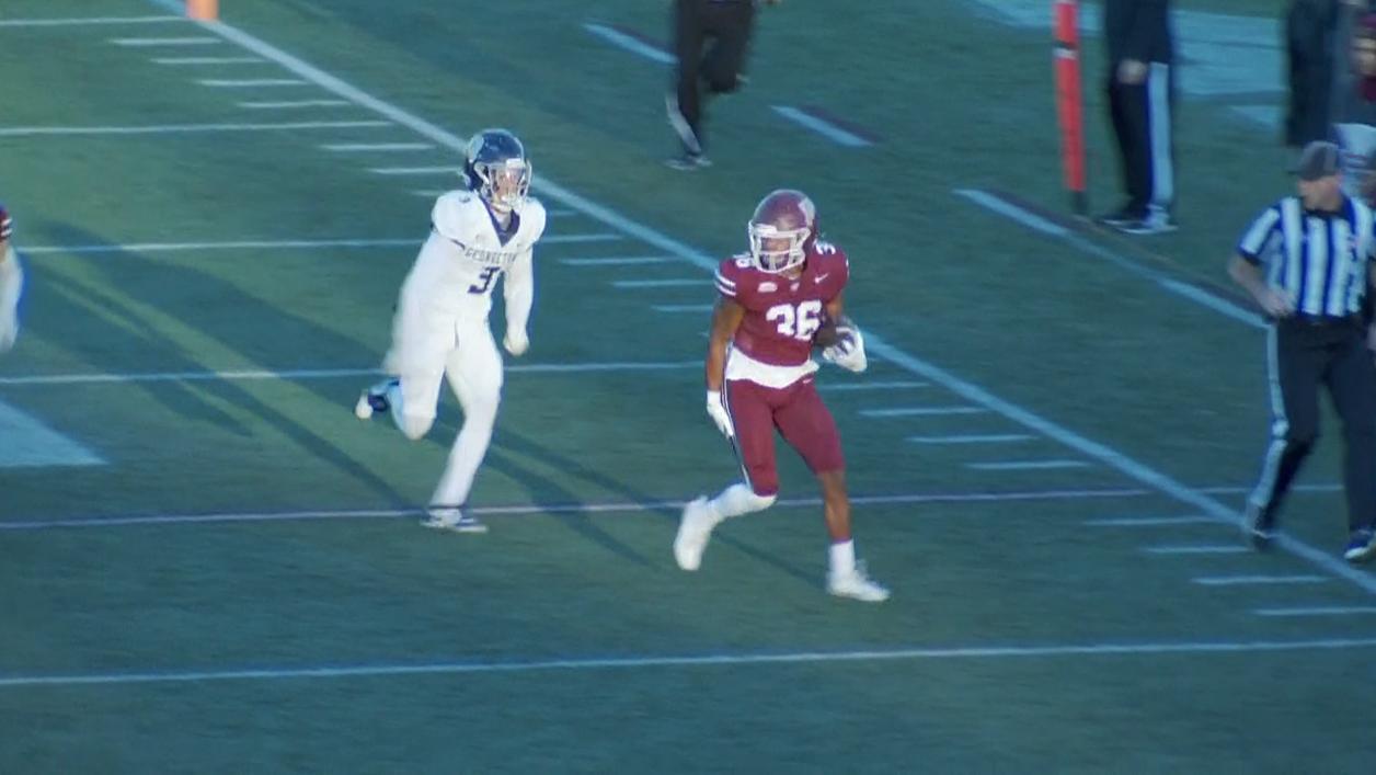 'Interception, pulled hamstring, pick-six!' This Fordham play had it ...