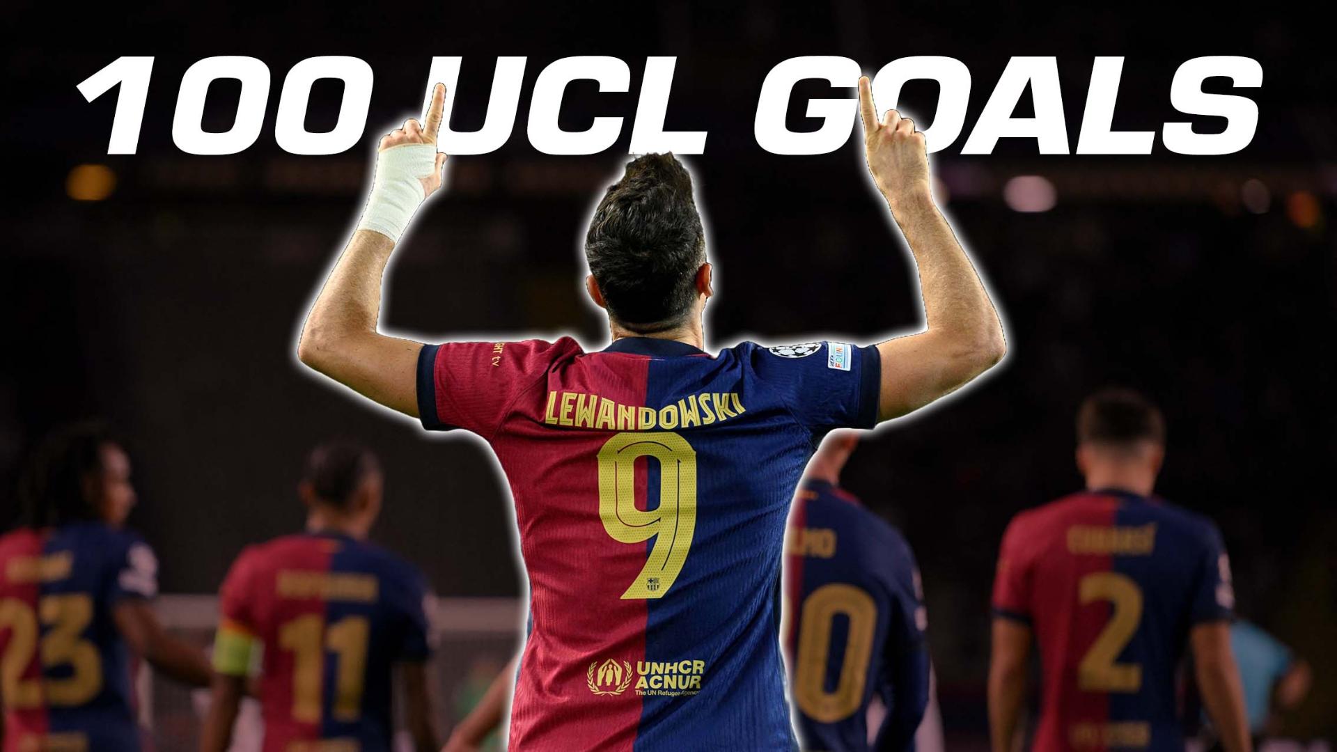 Robert Lewandowski's 100 Champions League goals by the numbers - Stream ...