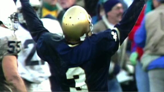 Snow Bowl! Relive the epic '92 battle between Notre Dame and Penn State ...