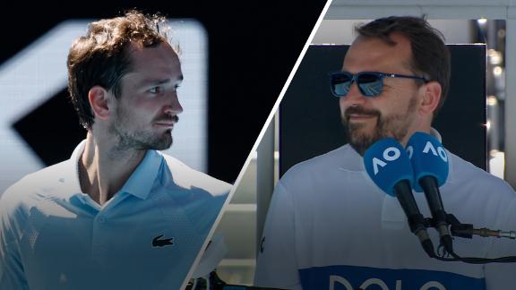 This Medvedev shot is so good even the chair umpire is impressed - ESPN ...