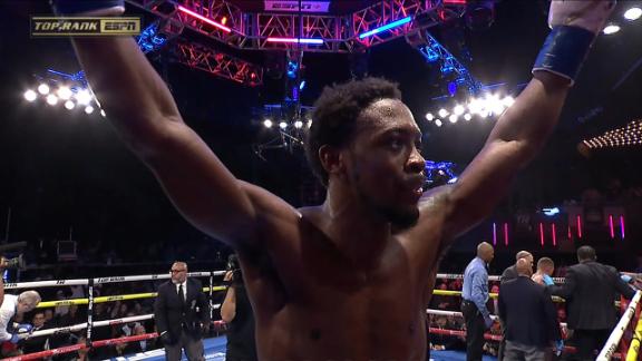 Keyshawn Davis claims WBO lightweight title with 4th-round TKO - ESPN Video