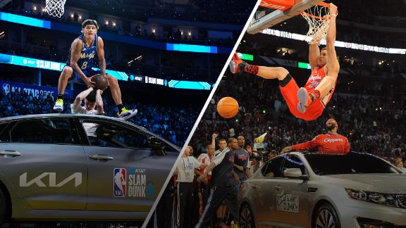 Mac McClung channels his inner Blake Griffin for perfect dunk over car - ESPN Video