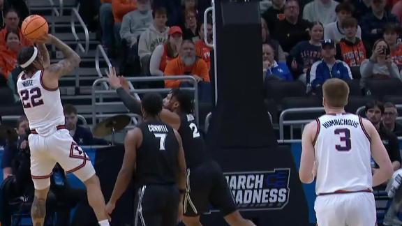 Tre White hits spinning fadeaway off the glass - ESPN Video