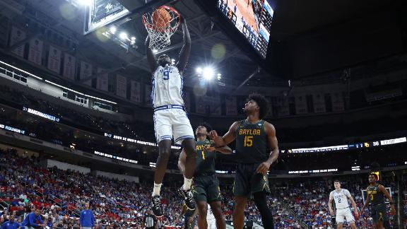 Khaman Maluach throws it down for Duke - ESPN Video