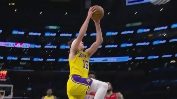 Austin Reaves rocks the rim with dunk - ESPN Video