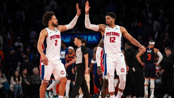 Cade Cunningham drops 33 as Pistons snap 15-game playoff skid - ESPN Video