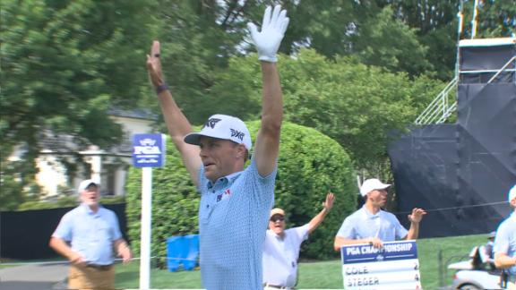 Eric Cole sinks a hole-in-one at PGA Championship - ESPN Video