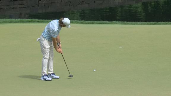 Fleetwood's lucky bounce off rock sets him up for an eagle - ESPN Video