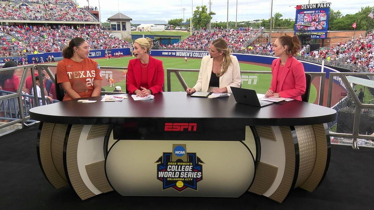 Texas' Katie Stewart details her home run vs. Florida in WCWS - Stream ...
