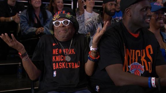 Spike Lee has hilarious saga waiting on Knicks' pick - ESPN Video