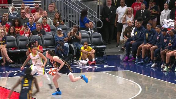 Caitlin Clark splashes a sweet jumper - ESPN Video