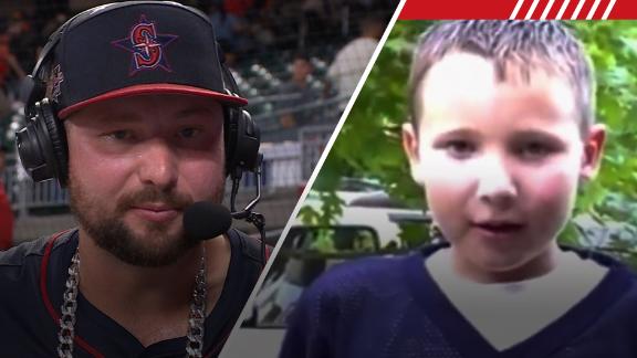 Cal Raleigh called HR Derby champ during his childhood - ESPN Video