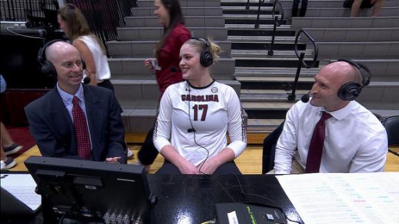 Emily Beeker explains Gamecocks' resilience vs. North Carolina - ESPN Video