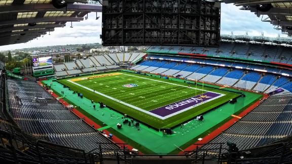 Dublin's Croke Park transforms to host Vikings vs. Steelers - ESPN Video