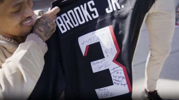 The Falcons give Greg Brooks Jr. a chance to live out his NFL dream ...