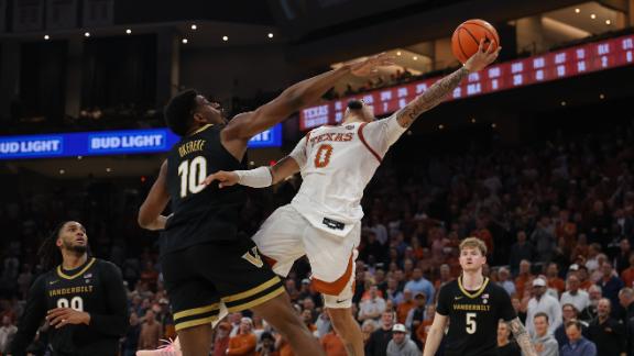 Highlight: Texas pulls away to upset No. 10 Vandy - ESPN Video