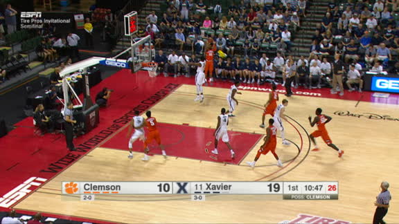 DeVoe cuts into Xavier lead with corner 3-pointer - ESPN Video