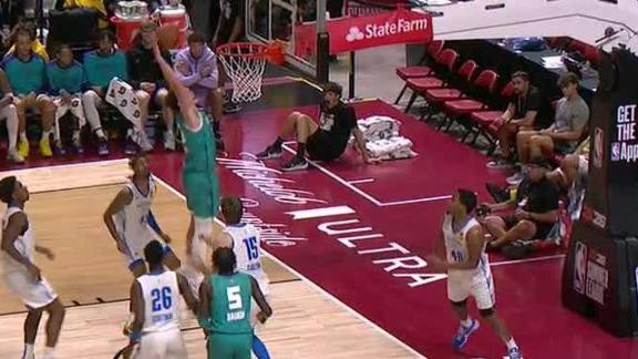 PJ Hall throws down one-handed flush - ESPN Video