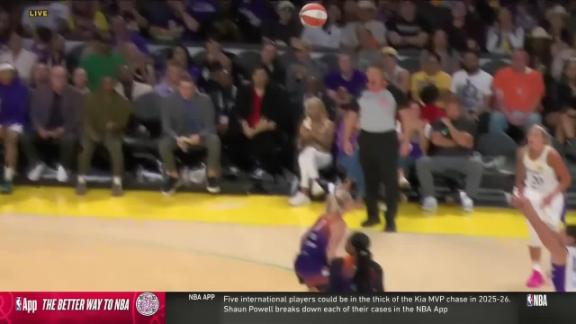 What a shot by Kelsey Plum - ESPN Video