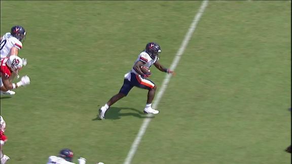 J'Mari Taylor scores 39-yard rushing touchdown for Virginia - ESPN Video