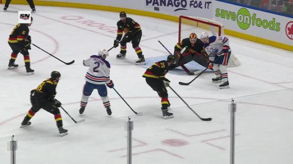 Zach Hyman scores on the power play for Edmonton Oilers - ESPN Video